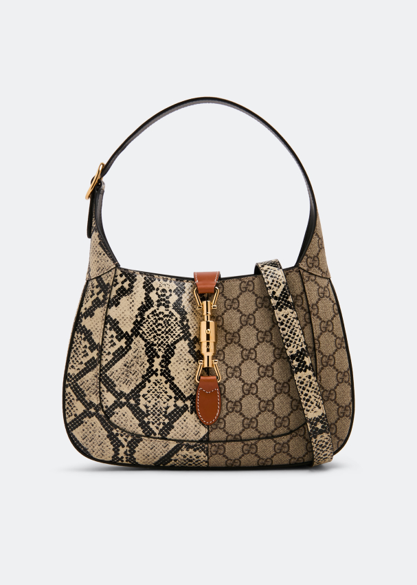 Gucci Jackie 1961 small python bag for Women - Printed in UAE | Level Shoes