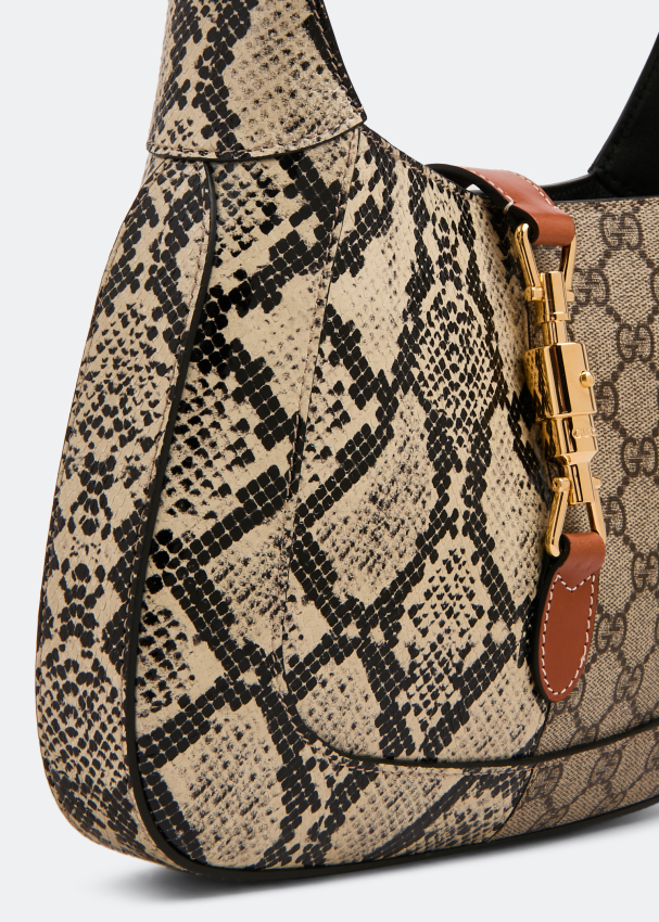 Gucci Jackie 1961 small python bag for Women - Printed in UAE | Level Shoes