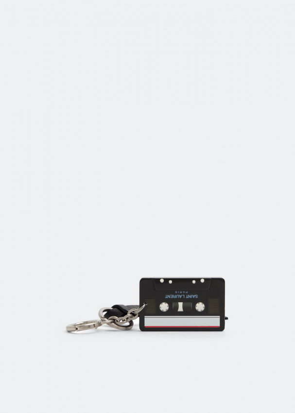 Saint Laurent Cassette tape keyring for Women - Black in KSA | Level Shoes