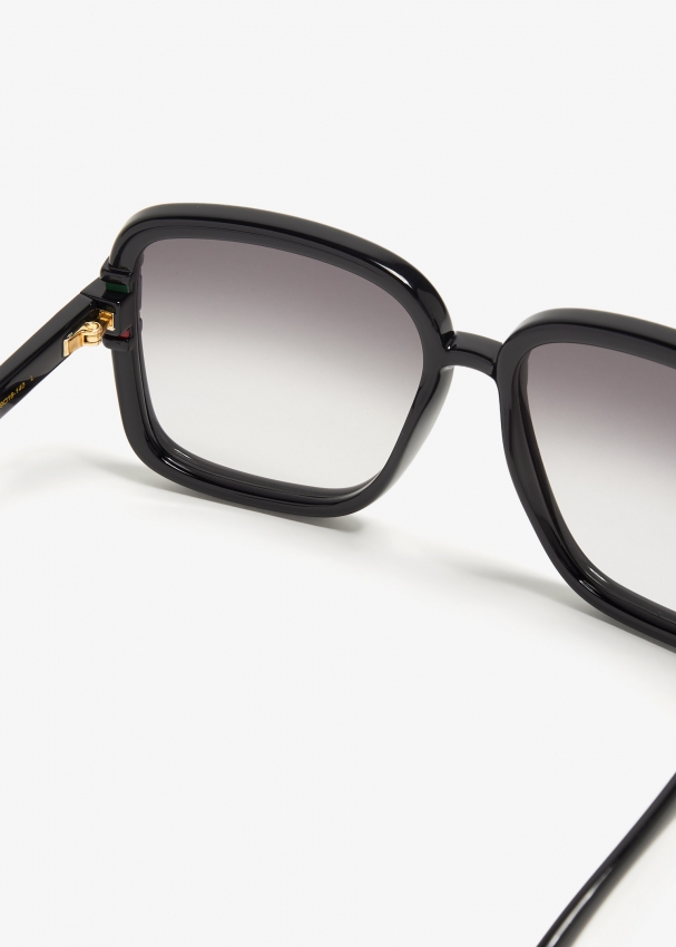 Gucci Square frame sunglasses for ADULT-UNISEX, Men, Women - Black in ...