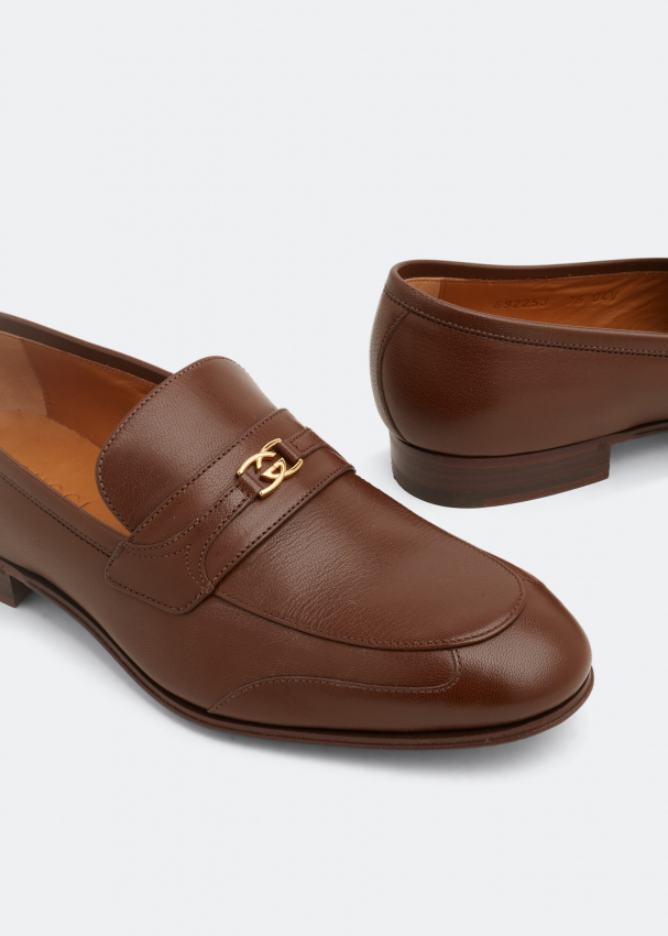 Gucci Interlocking G loafers for Men - Brown in UAE | Level Shoes