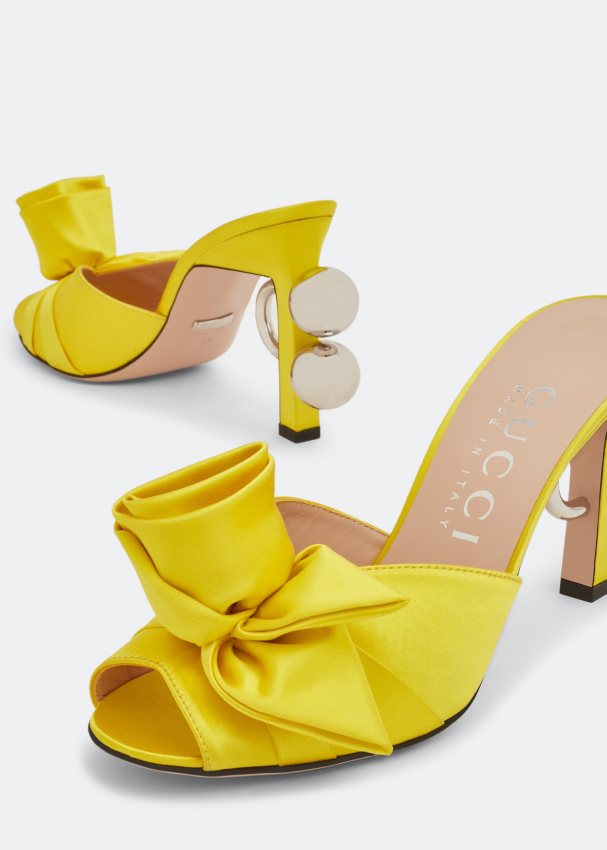 Gucci Sphere sandals for Women - Yellow in UAE | Level Shoes