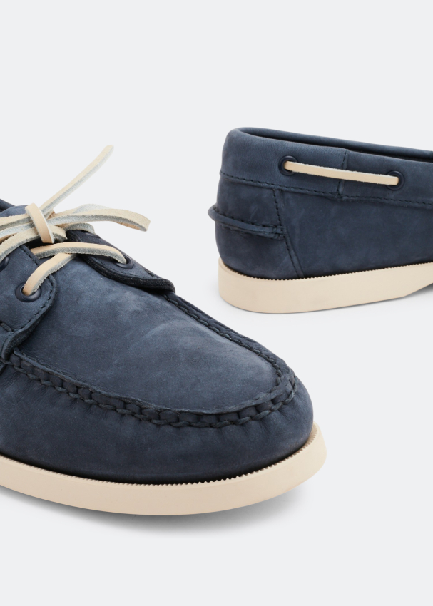 Sebago Docksides Portland Nubuk boat shoes for Men - Blue in UAE ...