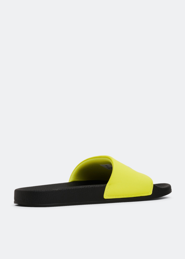 MCQ IC0 pool slides for Men - Yellow in UAE | Level Shoes