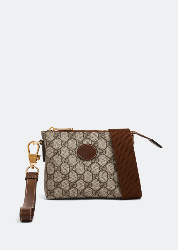 Gucci Interlocking G messenger bag for Men - Brown in UAE | Level Shoes