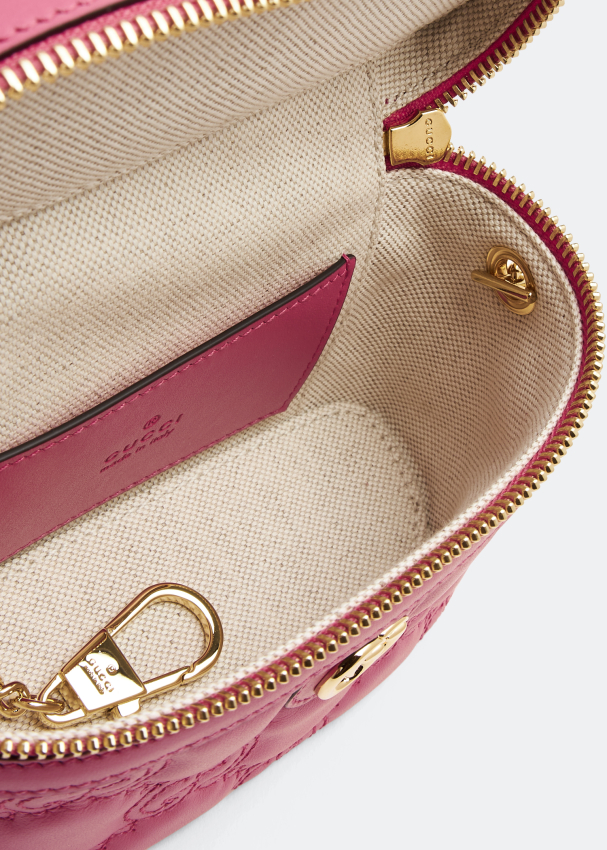 Gucci GG Matelassé top handle mini bag for Women - Pink in UAE | Level ...
