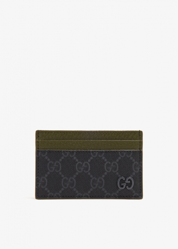 Gucci GG card case for Men - Black in UAE | Level Shoes