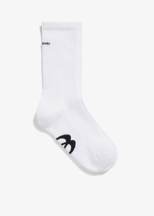 Balenciaga Unity Sports Icon socks for Men - White in UAE | Level Shoes