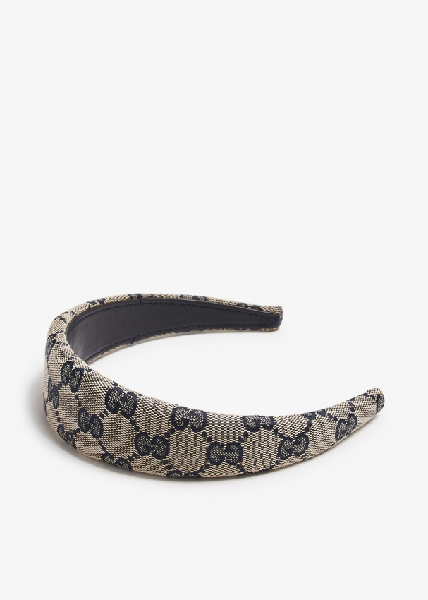 Gucci GG canvas headband for Women - Beige in UAE | Level Shoes