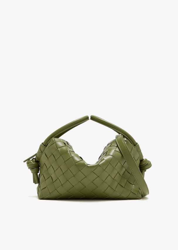 Bottega Veneta Loop top handle bag for Women - Green in Qatar | Level Shoes