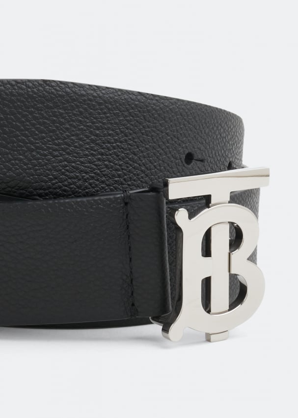 Burberry Logo buckle belt for Men - Black in UAE | Level Shoes
