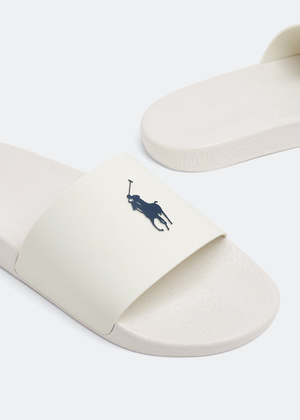 Polo Ralph Lauren Polo slides for Men - White in UAE | Level Shoes