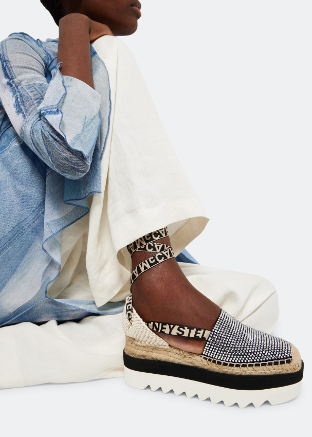 Stella McCartney Gaia platform espadrilles for Women - Black in UAE | Level Shoes