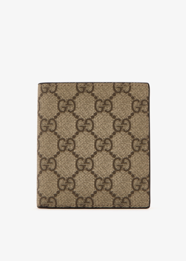 Gucci GG Emblem bifold wallet for Men - Printed in Bahrain | Level Shoes