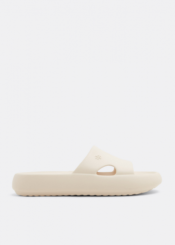 Tory Burch Shower slides for Women - White in UAE | Level Shoes