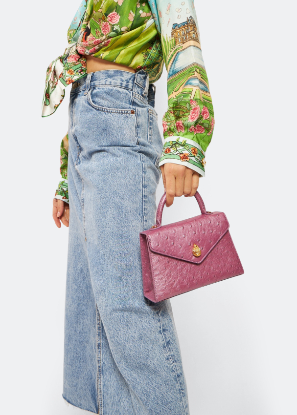 Ethan K Mini Alla bag for Women - Purple in UAE | Level Shoes