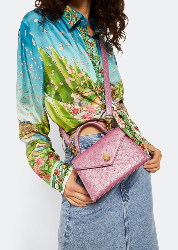 Ethan K Mini Alla bag for Women - Purple in UAE | Level Shoes