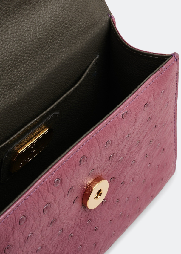 Ethan K Mini Alla bag for Women - Purple in UAE | Level Shoes