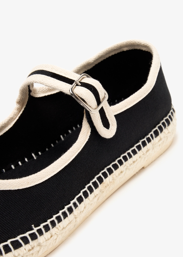 Luna Athena Mary Jane espadrilles for Women - Black in UAE | Level Shoes