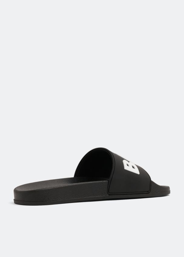 BALR. Logo slides for Men - Black in UAE | Level Shoes