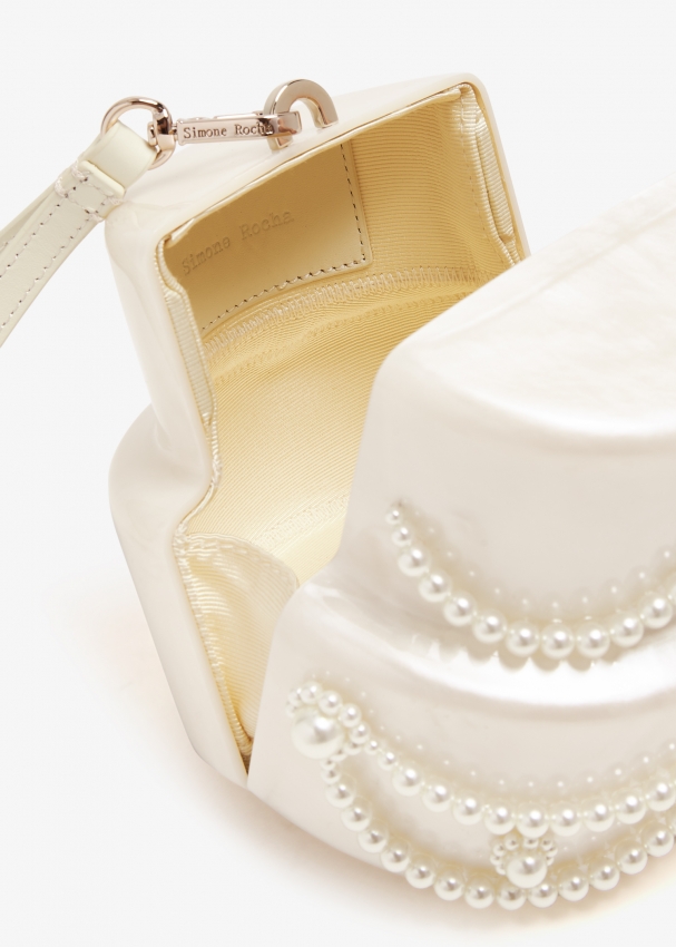 Simone Rocha Embellished Pearl Cake bag for Women - White in UAE ...