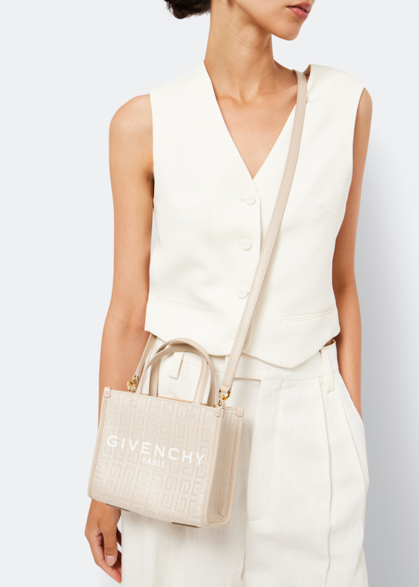 Givenchy Mini G shopping tote bag for Women - Beige in UAE | Level Shoes