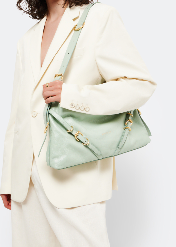 Givenchy Voyou medium bag for Women - Green in Kuwait | Level Shoes
