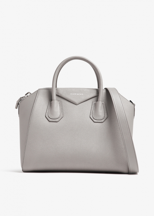 Givenchy Small Antigona bag for Women - Grey in Kuwait | Level Shoes