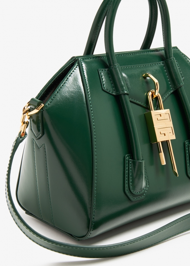 Givenchy Mini Antigona Lock bag for Women - Green in UAE | Level Shoes