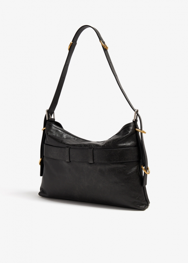 Givenchy Medium Voyou boyfriend bag for Women - Black in UAE | Level Shoes