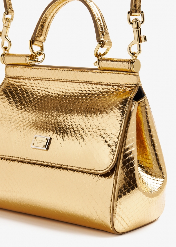 Dolce&Gabbana Medium Sicily handbag for Women - Gold in Bahrain | Level ...
