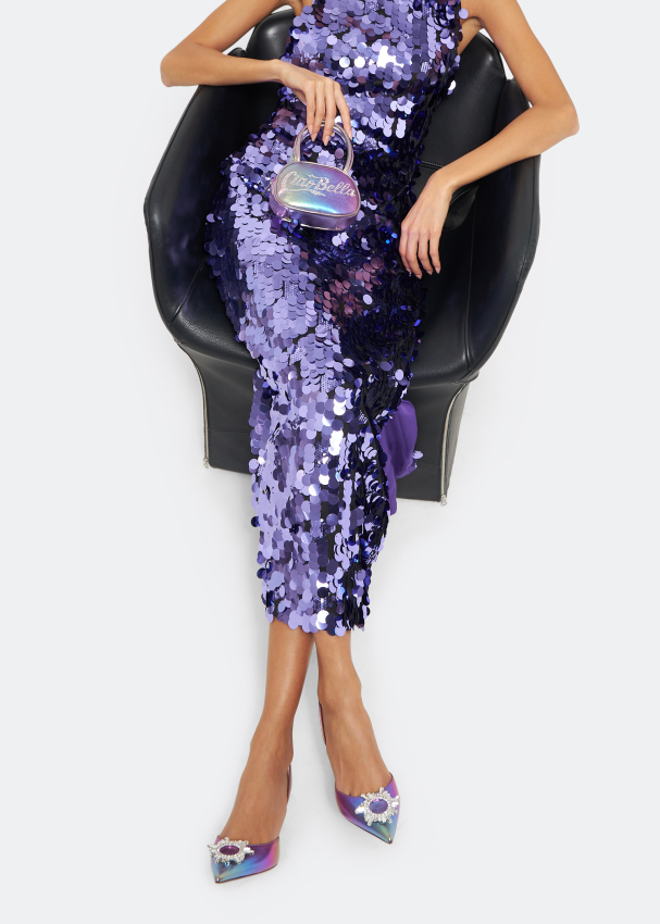 Amina Muaddi Begum sling pumps for Women - Multicolored in UAE | Level ...