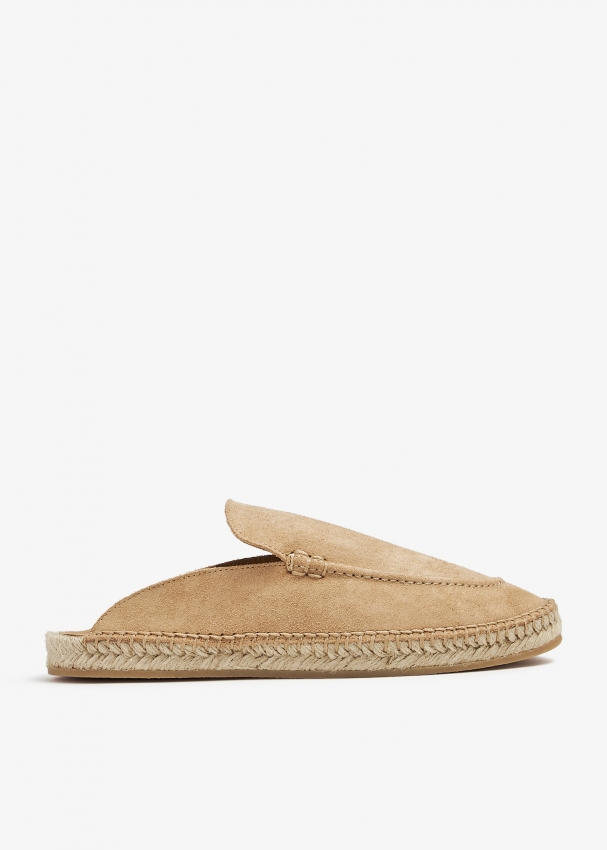 Scarosso Belen espadrille mules for Women - Beige in Kuwait | Level Shoes