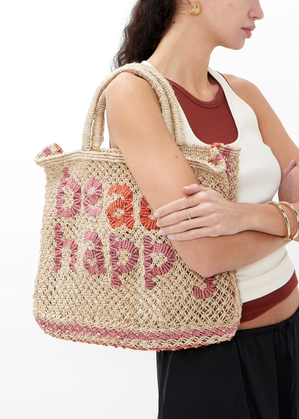 The Jacksons Beach Happy tote bag for Women - Black in UAE | Level Shoes