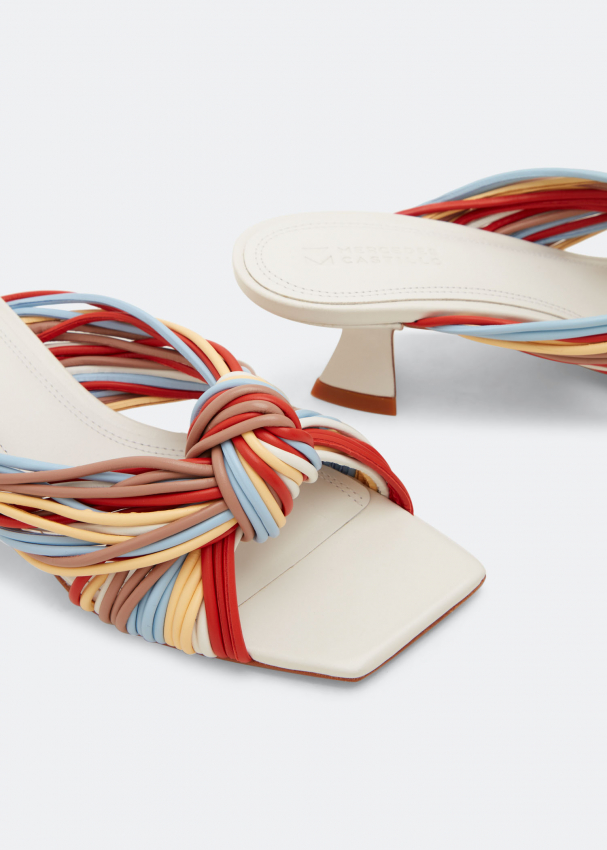 Mercedes Castillo Bianca knotted mules for Women - Multicolored in UAE ...