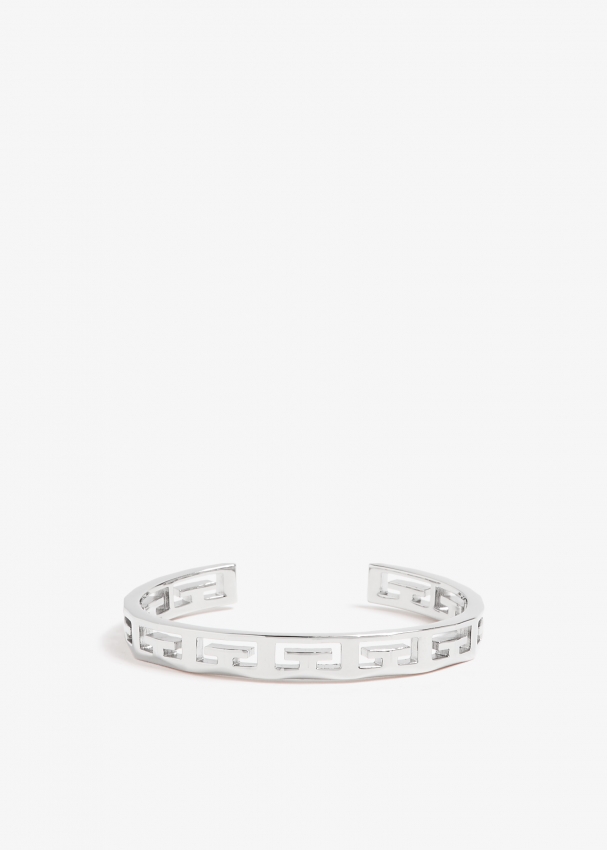Givenchy 2G open cuff bracelet for Men - Silver in UAE | Level Shoes