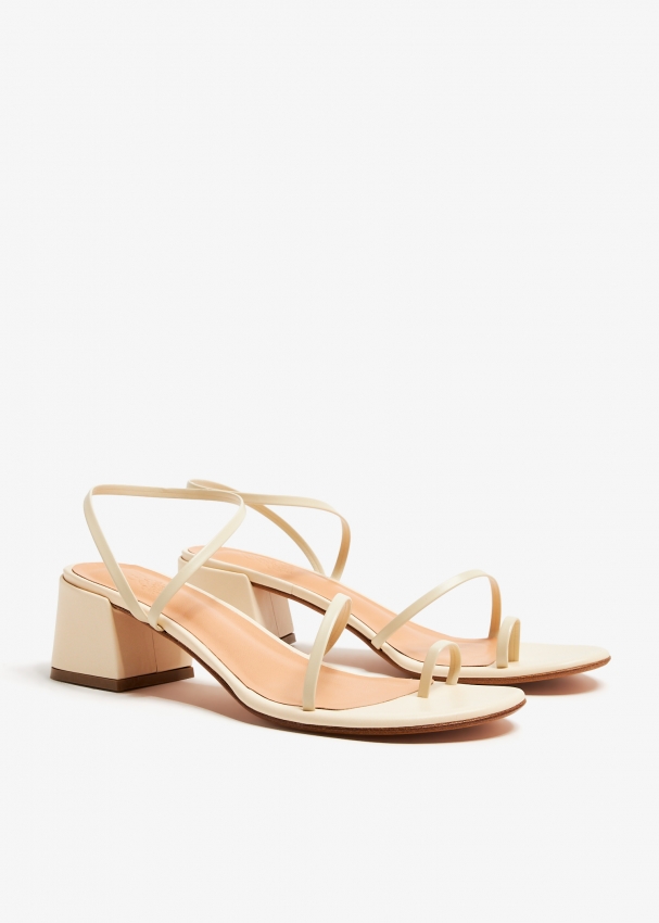 Ancient Greek Sandals Chora block-heel sandals for Women - Beige in UAE ...