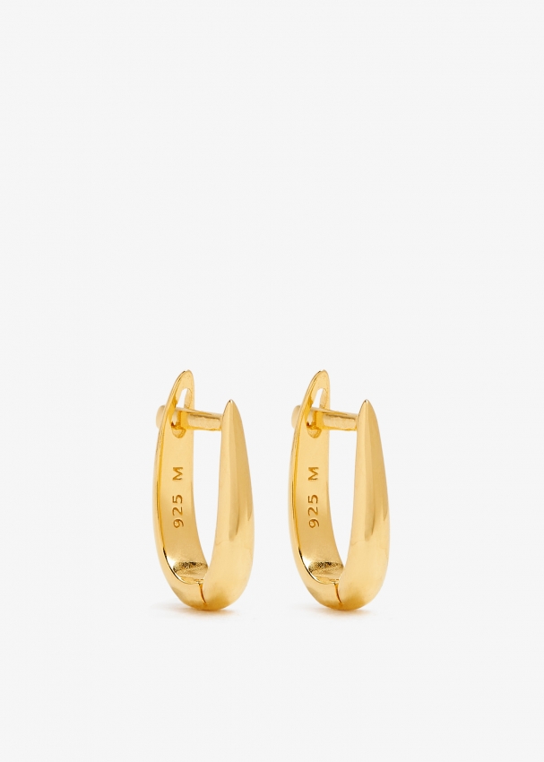 Missoma Claw huggies for Women - Gold in UAE | Level Shoes