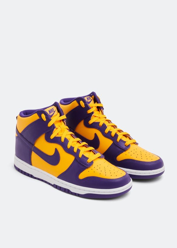 Nike Dunk High 'Lakers' sneakers for Men - Purple in UAE | Level Shoes