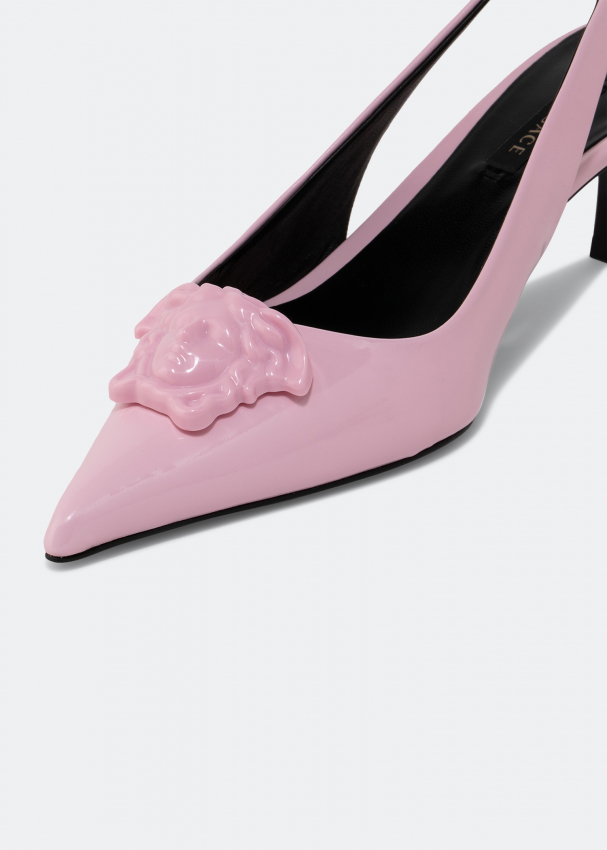 Versace La Medusa slingback pumps for Women - Pink in UAE | Level Shoes