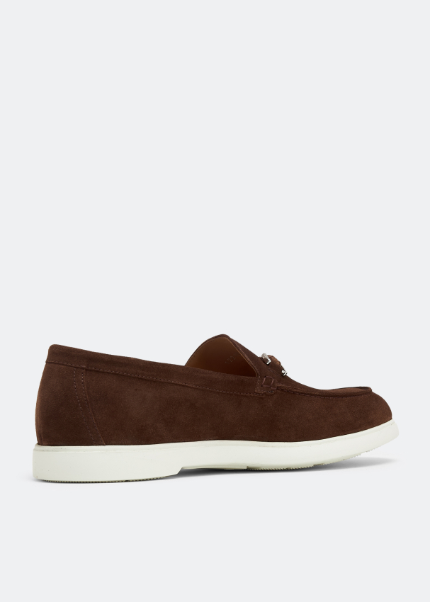 Barrett Suede loafers for Men - Brown in Oman | Level Shoes