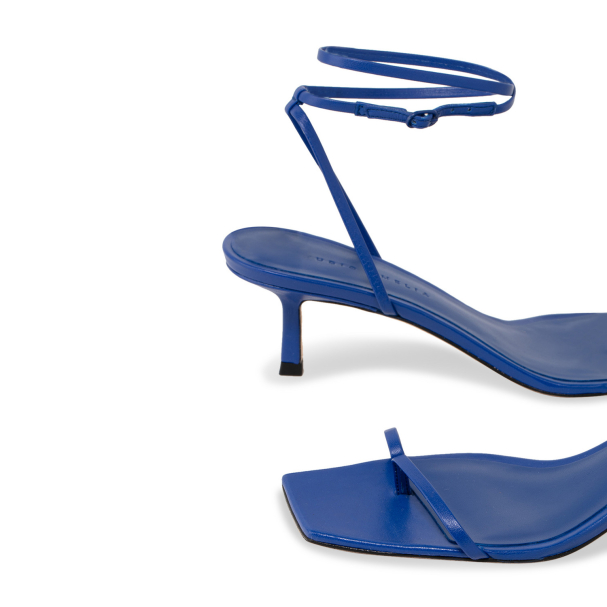 Studio Amelia Ankle Bind 50 sandals for Women - Blue in UAE | Level Shoes