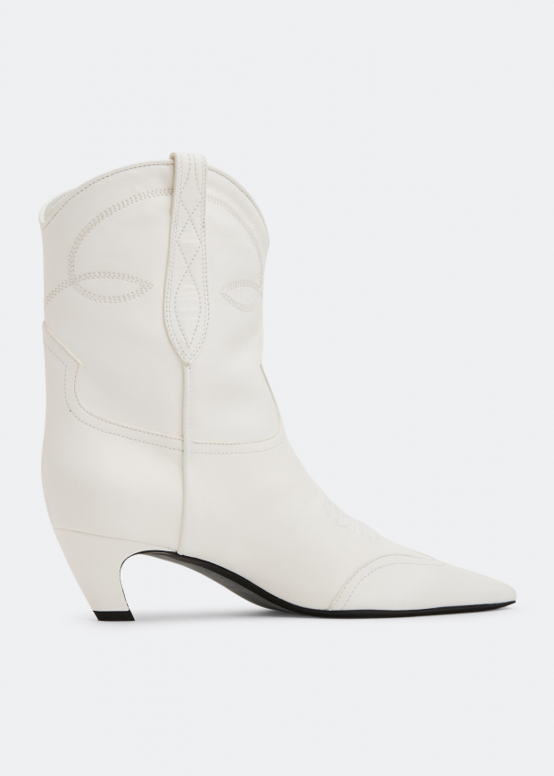 Khaite Dallas ankle boots for Women - White in UAE | Level Shoes