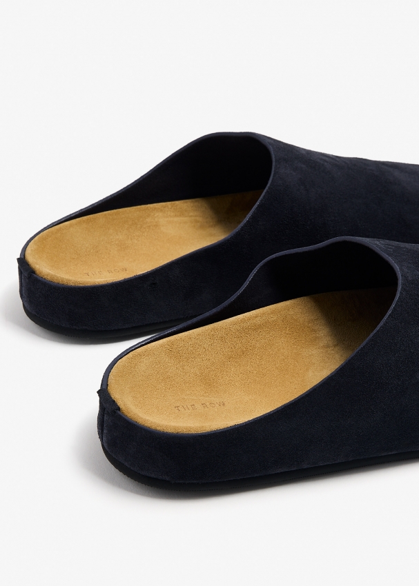 The Row Hugo slippers for Women - Blue in UAE | Level Shoes