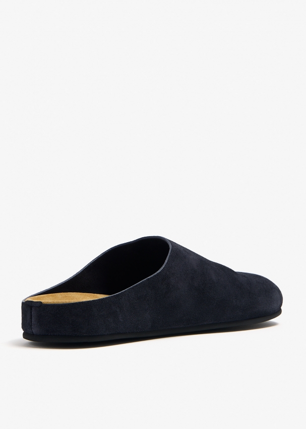 The Row Hugo slippers for Women - Blue in UAE | Level Shoes