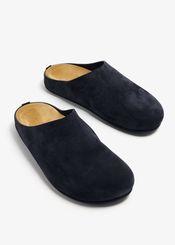 The Row Hugo slippers for Women - Blue in UAE | Level Shoes
