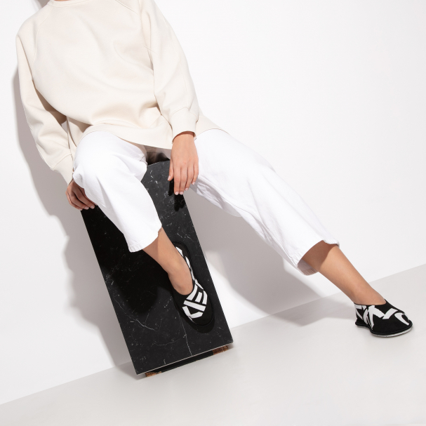 Kenzo Sport K-Knit slippers for Women - Black in UAE | Level Shoes