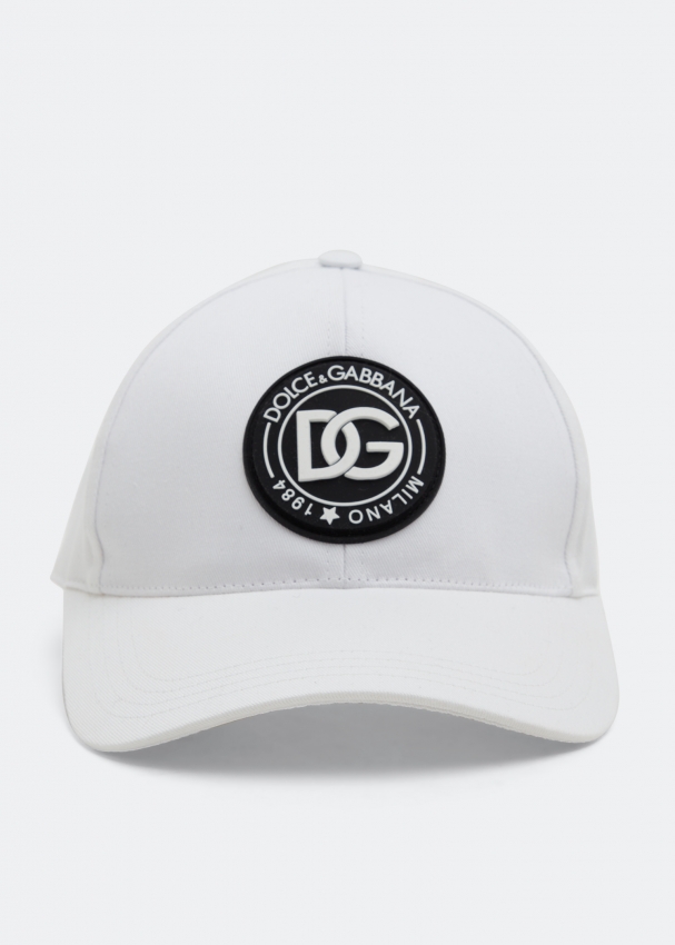 Dolce&Gabbana DG baseball cap for Men - White in UAE | Level Shoes