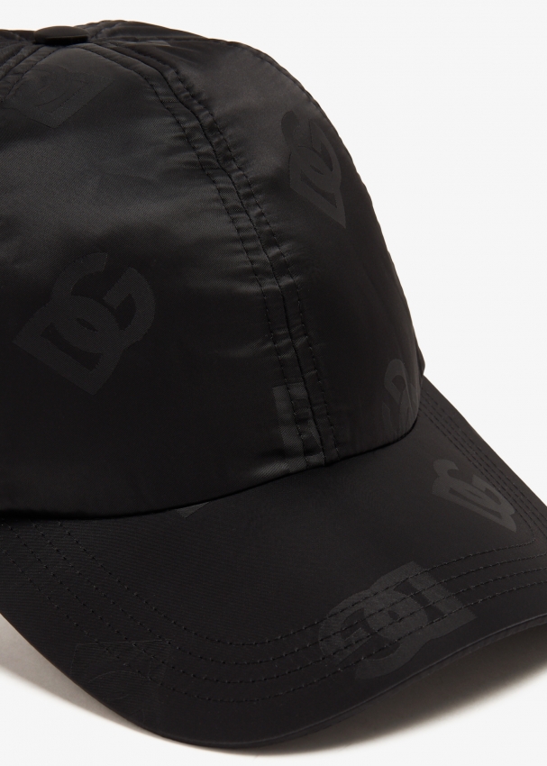Dolce&Gabbana DG monogram baseball cap for Men - Black in KSA | Level Shoes