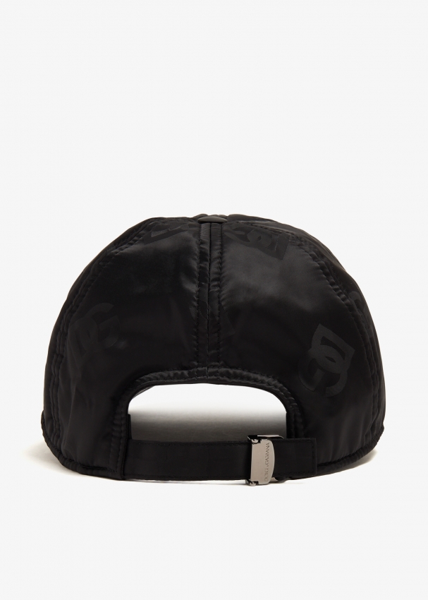 Dolce&Gabbana DG monogram baseball cap for Men - Black in KSA | Level Shoes